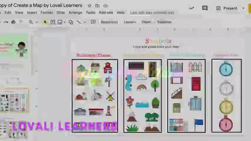 Distance Learning Create a Map Editable Interactive Activity Google ...