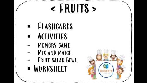 Fruits Bundle Activities Special Education | Speech Therapy| Real Picture