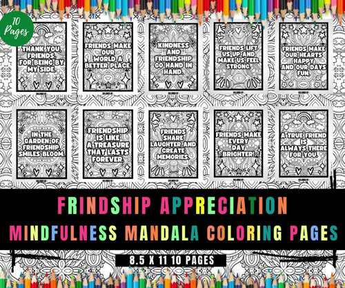 Friendship Activities SEL, Appreciation Saying, SEL Morning Work No Prep