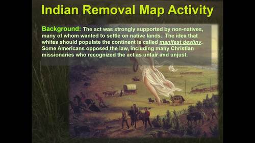 Indian Removal Act & Trail of Tears MAP activity: engaging step-by-step ...