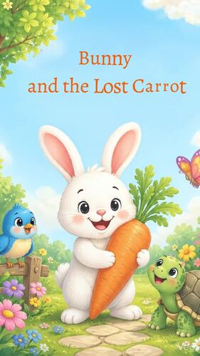 Free Bunny Short Story | Emergent Reader for Kindergarten by Power of kids