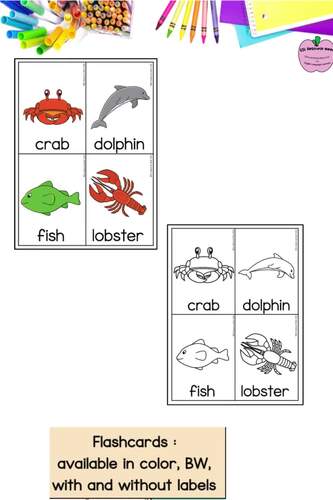 ESL Ocean Animals Activities Newcomer Vocabulary Game I Have Who Has