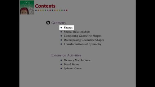 Geometry: Shapes - Practice the Skill 3 - PC Gr. PK-2 by CCP Interactive