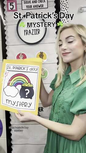 St. Patrick's Day Mystery | ACTIVITIES | NO PREP | EDITABLE by ...