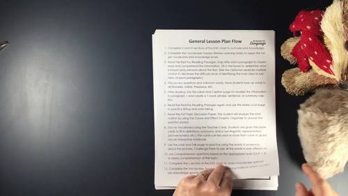 Red Fox Expository Text Comprehension Unit + Vocabulary, Distance Learning