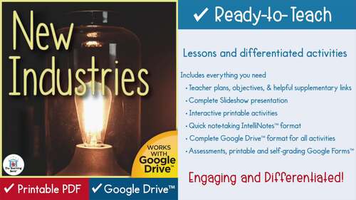 New Industries of the Post-Reconstruction Era United States History Unit