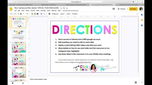 Online Learning Class Slides (Editable/Bitmoji/Zoom) by Singing And ...