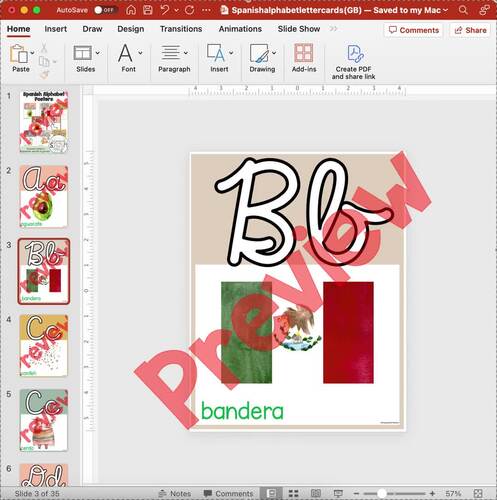 Spanish Alphabet Poster Cards by BilingualSTEAMteacher | TPT