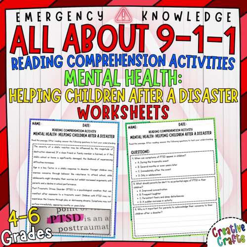 Reading Comprehension Passage: Helping Children After A Disaster ...