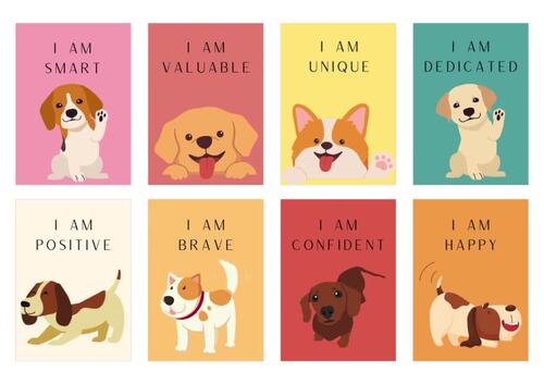 Pawsitivity: Dog Inspired Affirmations for Every Day by The Digivita