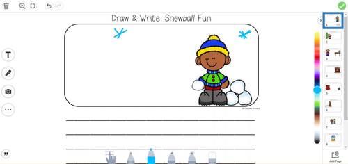 Seesaw Draw and Write- December by Created by Chelsea | TPT