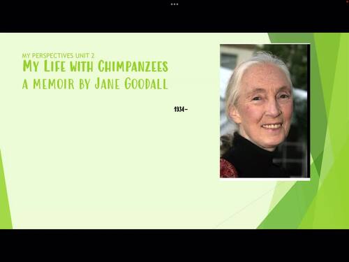 MY PERSPECTIVES: My Life with Chimpanzees introduction and digital ...
