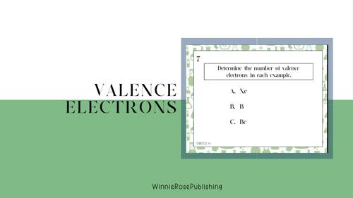 Valence Electrons in Configuration by WinnieRosePublishing | TPT