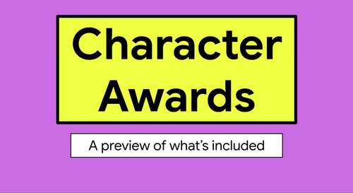 End of Year Character Awards: Certificates, Ceremony Slideshow (6-12th)