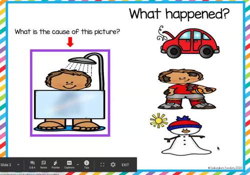 Cause and Effect Digital Task Cards GOOGLE SLIDES | Distance Learning ...