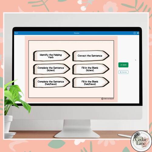 Helping Verbs Boom Cards | Is/Are & Has/Have Grammar Practice | Speech ...