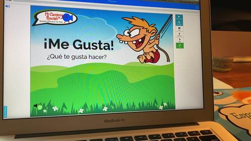 ¡Me Gusta! & Common Spanish Verbs, 44 Boom Cards with Audio! DISTANCE ...