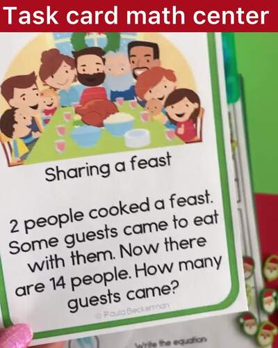 Math Word Problems Addition and Subtraction Within 20 Story Problems ...