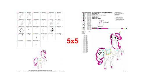 Trinket Nella the Princess Knight Applique Design 01 - Instant Download