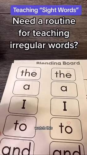 60 High Frequency Words (Heart Words) Practice Pages w/ Editable Templates