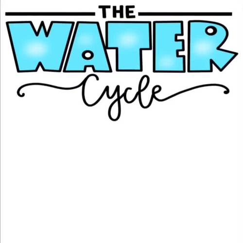 Water Cycle Flipbook by The Resourceful Teacher | TPT