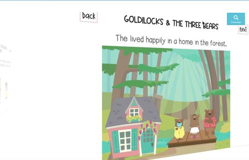 Goldilocks & the Three Bears Boom Cards Story & Activities | Fairytales ...