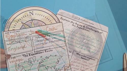 Early Explorers Poster Project with Rubric | Use for Any Explorer