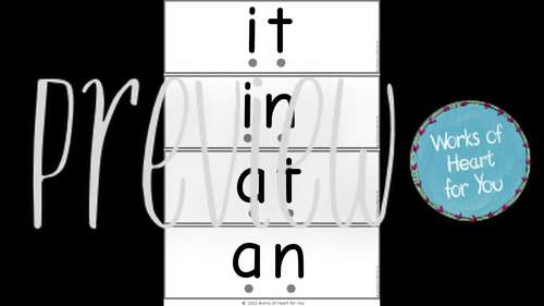 BLENDING STRIPS and SEGMENTING CARDS (CVC words) Compatible with Jolly ...