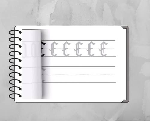 Printable Gothic Letters Worksheets • Gothic Calligraphy Practice ...