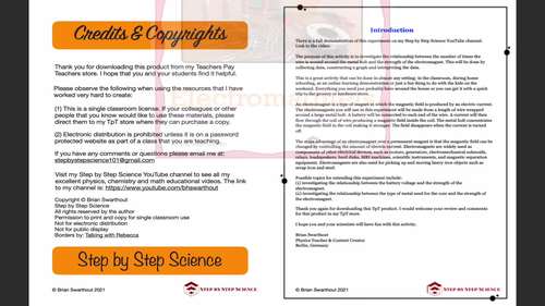 Making YOU the Scientist: Experimenting with Electromagnets | TPT