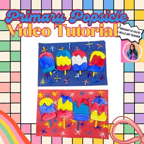 Primary Popsicles Video Tutorial by meagan Carloss | TPT