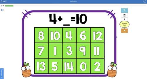 Halloween Missing Addends Boom Cards™ Distance Learning | TpT