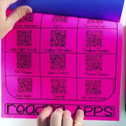 K-2 Parent Flipbook - QR Codes to 45 Free iPad Apps! | TpT