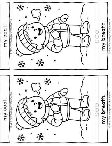 Holiday Activity Packet for Kindergarten! by Mrs Wernsings Worksheets