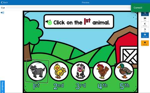 Ordinal Numbers Ordering Activities First Second Third Fourth Fifth ...