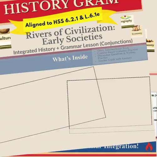 Rivers of Civilization: Early Societies | History Gram | Grammar in Context