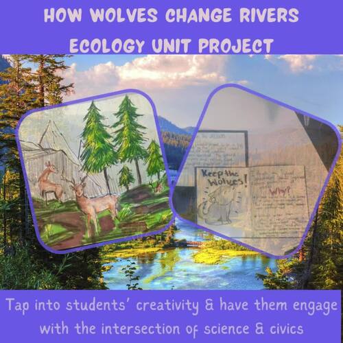 Ecology Unit Project or Choice Board - How Wolves Change Rivers by TisDrJ
