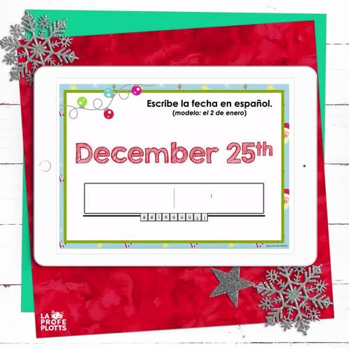 Spanish Christmas Activity | Spanish 1 Holiday BOOM CARDS by La Profe ...