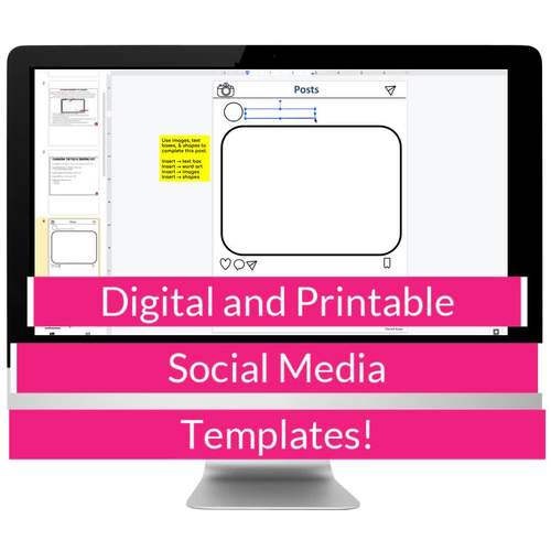 Social Media Templates Editable Google Project Facebook Instagram Profile