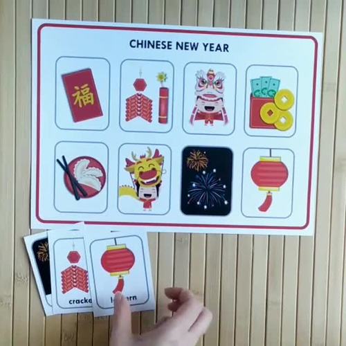 Chinese New Year Flashcards, Easy Prep by Mechell's Classroom | TPT