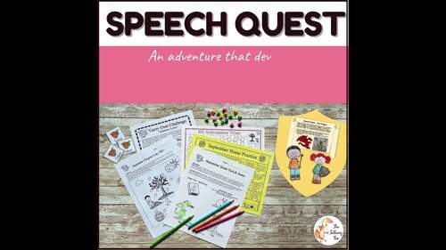 Speech Quest | March | Articulation Carryover, Self-Monitoring & More