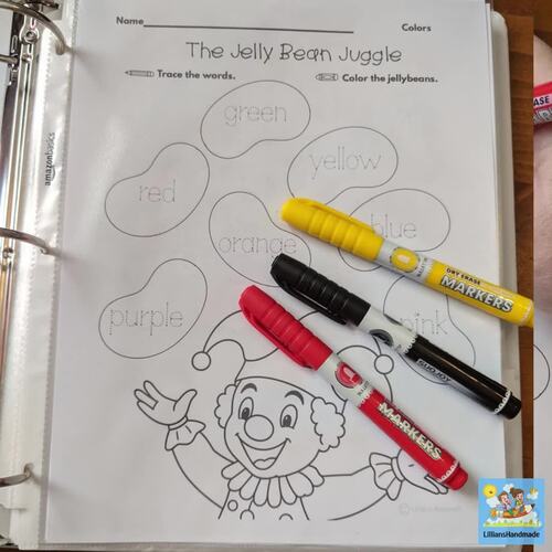 Jelly Bean Activities Preschool Math Literacy Pack Easter Printable