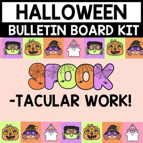 Halloween Bulletin Board | Spook-tacular Work | October Wow Work Cute Decor