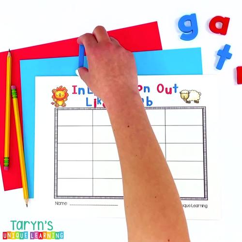 Word Work | Magnetic Letters Activities | March Activities | TpT