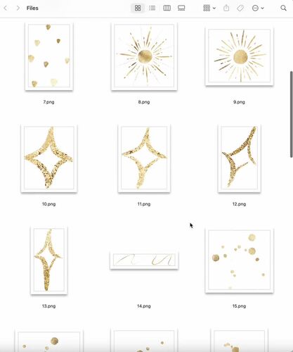 Boho Gold Sun Stars Sparkle Clipart Overlay, Brush Stroke Sublimation ...