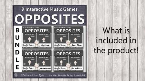 Halloween Music Opposites Interactive Music Games BUNDLE {Ghostie Dance}