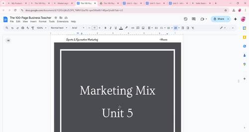 Sports Marketing - Marketing Mix Bundle by The 100-Page Business Teacher