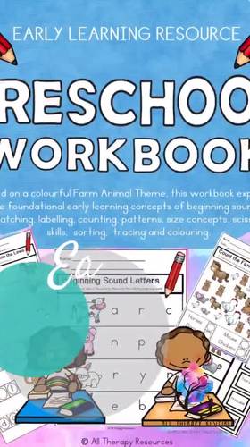 PRESCHOOL SKILLS Workbook - 40 Essential & Ultimate Activities | TPT