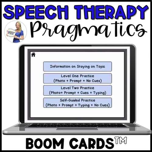 Staying on Topic: Functional Life Skills Pragmatic Language Boom Cards