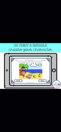 No Print & Editable Choose Your Character for Speech Therapy | TPT